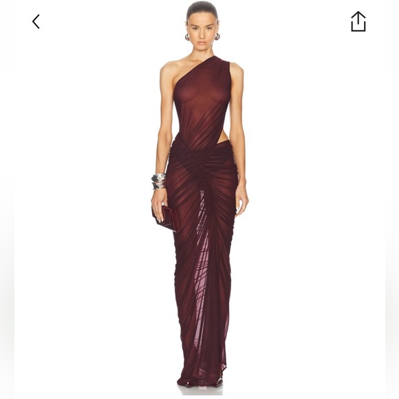 Atlein | Dresses | Nwt Atlein One Shoulder Cut Out Gown | Poshmark